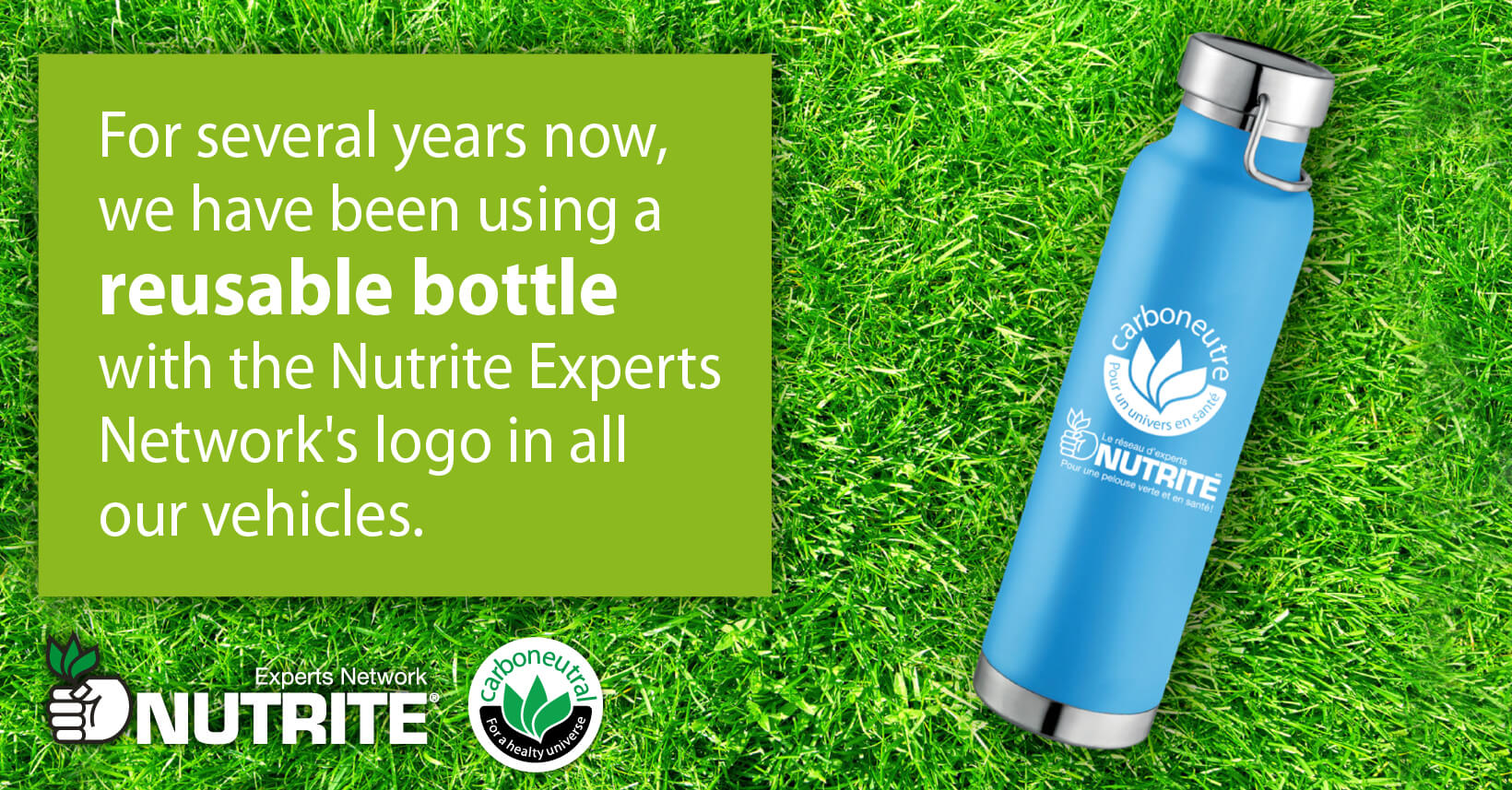 Order your reusable bottle | Nutrite Experts Network